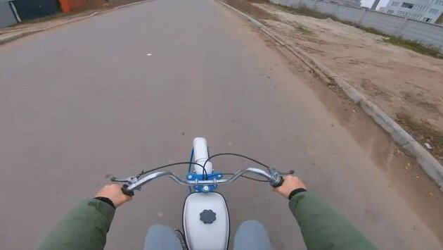 FUN motorcycle with Pedals "RIGA-13 1983" POV - Смотреть онлайн в ...