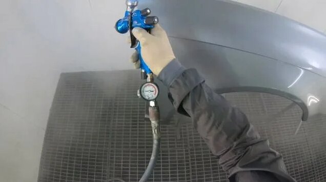 Car painting | Audi A6 painting process | Water Based Spray Paint ...