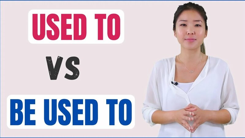 USED TO vs BE USED TO Difference | Learn the English Vocabulary Grammar ...