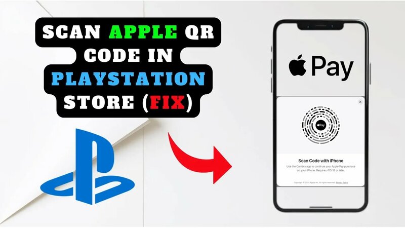 (Working) How to SCAN QR CODE on Apple Pay Playstation Store 2025 Fix ...