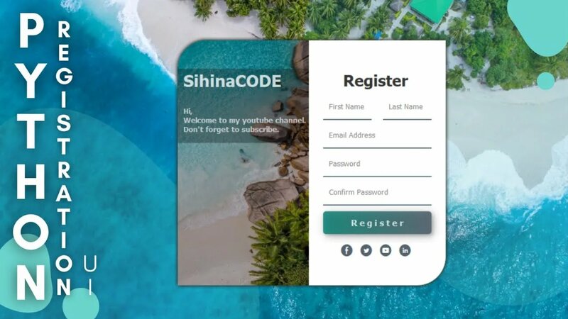 PyQt5 tutorial - Registration Form - Смотреть онлайн в поиске Яндекса ...
