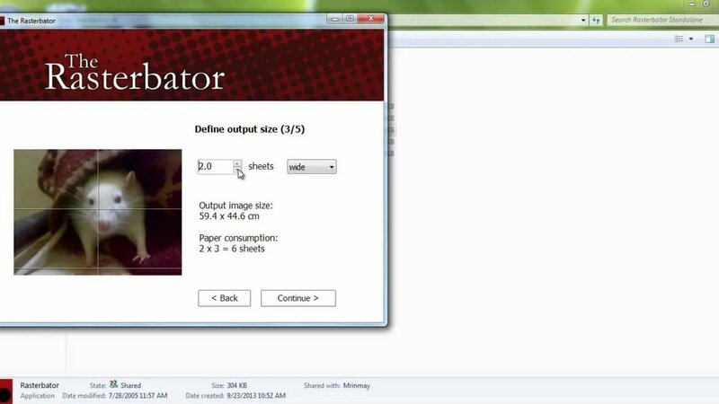 Rasterbator: Convert Small Photos into Large Posters - Yandex Video ...