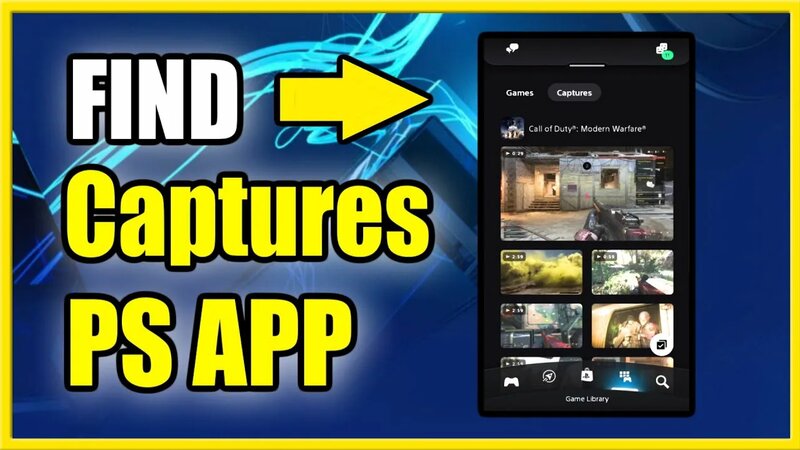 How to Find Capture Gallery on PlayStation App for PS5 Clips ...