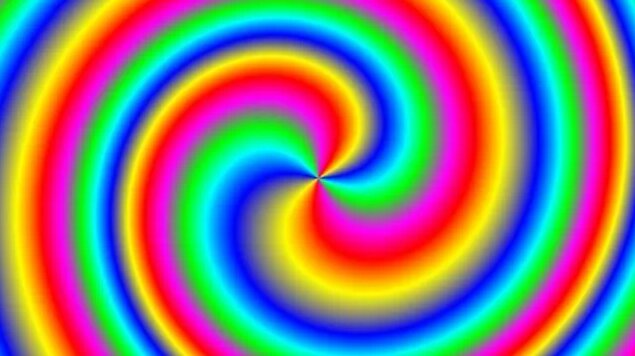 Color Changing Spiral 1 HOUR | Rainbow Color Changing Screen Video ...