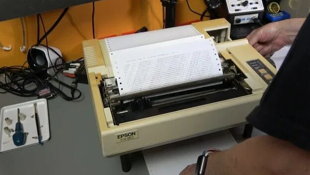 Epson FX80 Dot Matrix Printer Refurb - Смотреть онлайн в поиске Яндекса ...