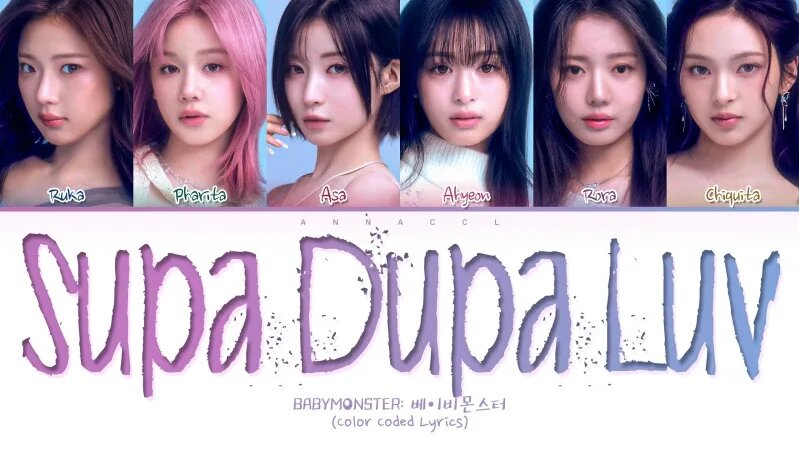 Babymonster SUPA DUPA LUV (Перевод на русский) (Color Coded Lyrics ...