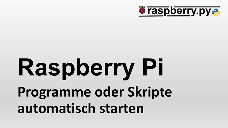 Raspberry Pi Programme oder Skripte beim Aufstarten starten - Yandex ...