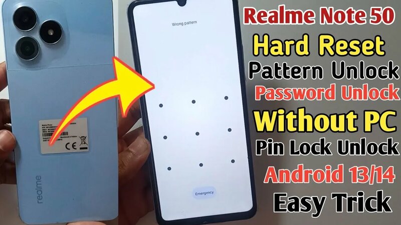 Realme Note 50 Hard Reset | Realme Note 50 Forgot Pattern/Password/Pin ...