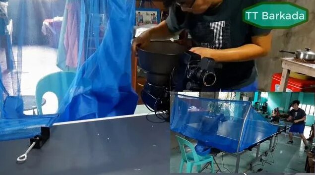 Table Tennis Robot HP-07 Unboxing, Installation and Review - Смотреть ...