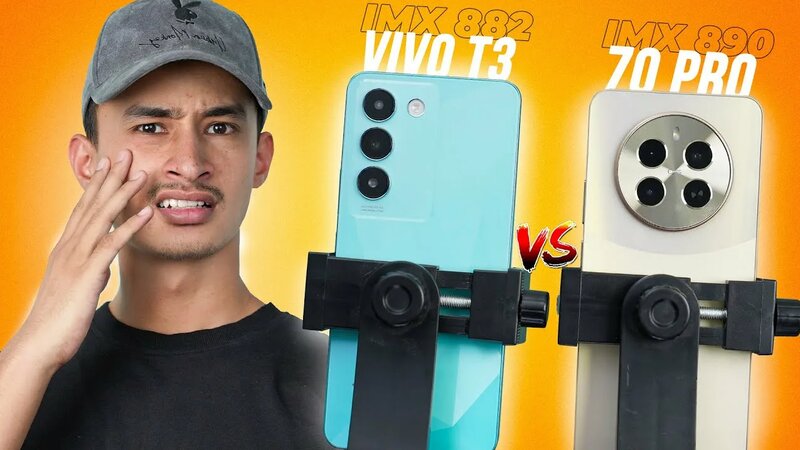 Vivo T3 Vs Realme Narzo 70 Pro Camera Test | IMX 890 Vs IMX 882 Detail ...