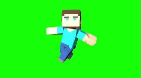 Minecraft Steve Dancing Green Screen - Dabs, Fornite Emotes, Belly ...