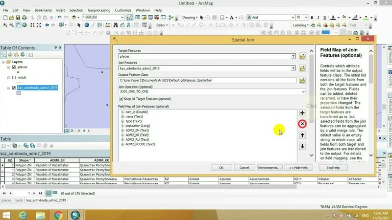 Spatial Join ArcMap ArcGIS - Yandex Video aramada çevrimiçi izle
