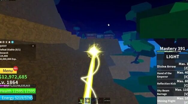 Where is Diablo in Blox Fruits | Diablo Spawn Location Hydra Island ...