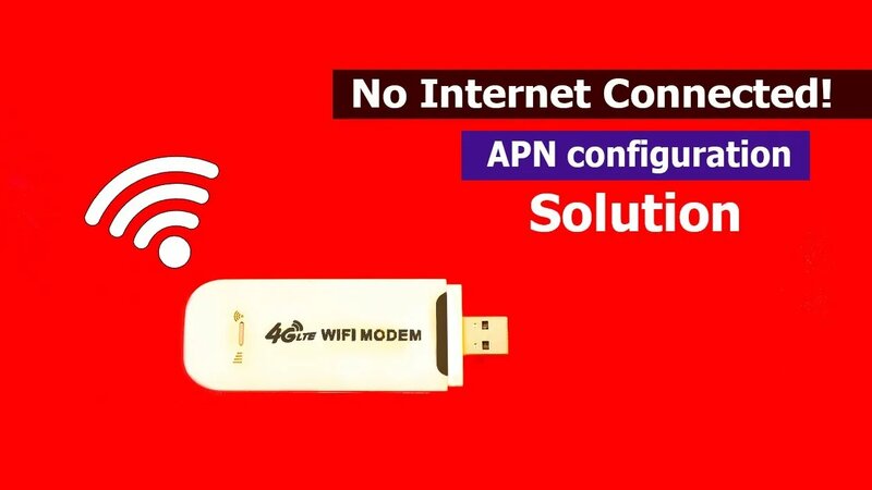 4G USB WIFI Modem no internet access Solution | 4G USB WIFI Modem APN ...
