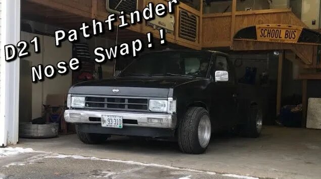 Nissan Hardbody D21 Pathfinder Nose Swap + New Transmission!! - Yandex ...