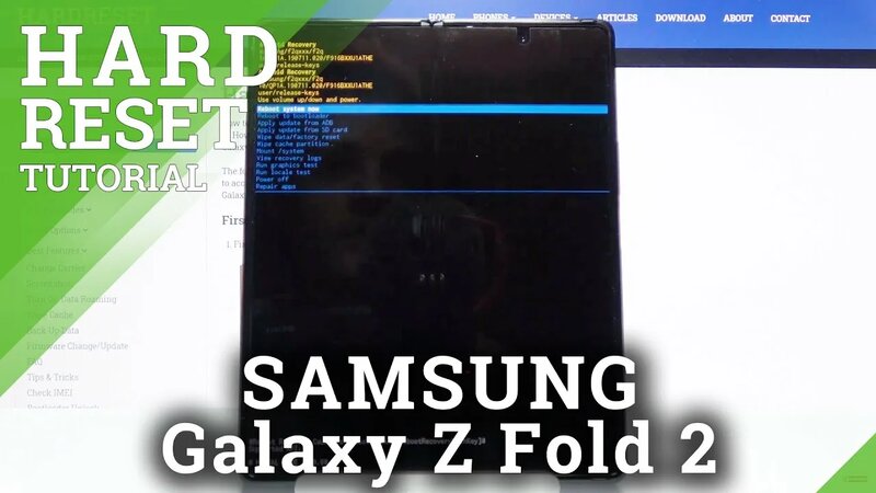 Hard Reset Samsung Galaxy Z Fold 2 – Bypass Screen Lock / Wipe Data ...