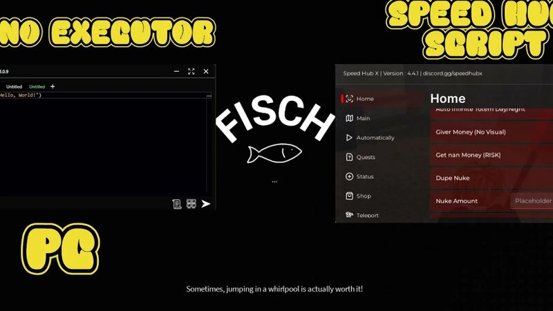 Fisch Speed Hub Script + Executor Xeno PC !! Working !!! - Смотреть ...