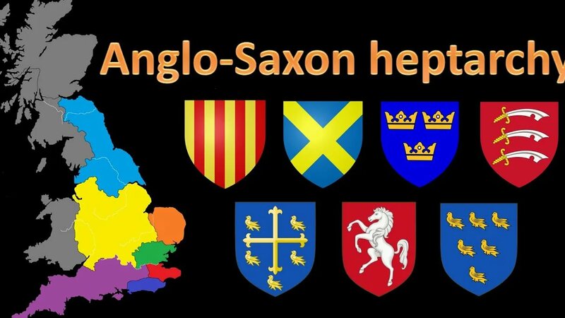 Anglo-Saxon heptarchy – The seven kingdoms of Old England - Смотреть ...