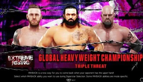 Wwe2k19 Goldberg vs Heath Slater vs El Mesías Global Heavyweight ...