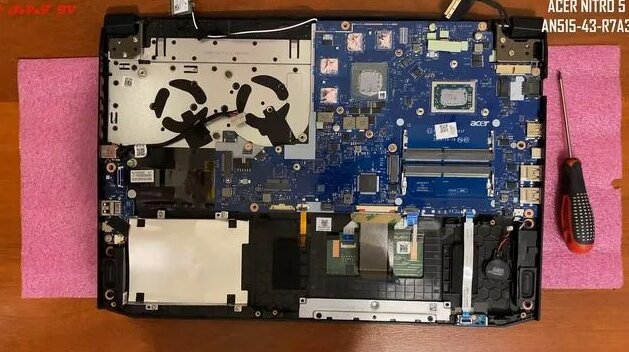 Acer Nitro 5 An515-43 | Разборка / Обзор / Сборка | Disassembly ...
