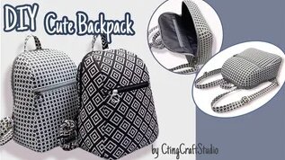 DIY Cara Membuat Tas/Cute Backpack Tutorial & Pattern - Смотреть онлайн ...