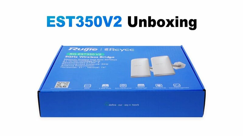Est350 V2 Wireless Bridge Unboxing - Yandex Video aramada çevrimiçi izle