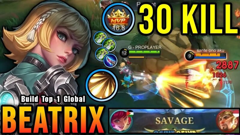 Savage!! Beatrix 30 Kills!! Insane One Shot Damage Build!! - Build Top ...