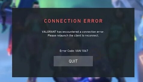 Valorant Connection Error Solution | Van 1067 and Error 152 - Yandex ...