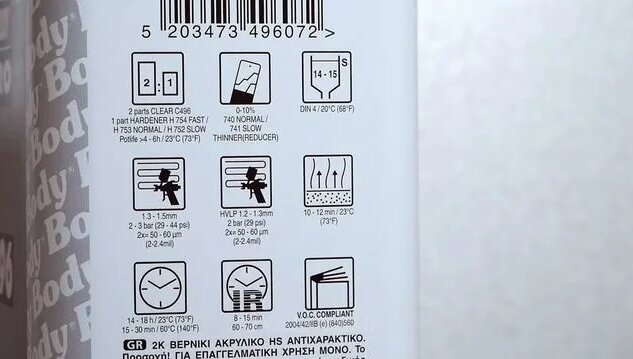 HB BODY C496 2K Acrylic HS Clear Lacquer - Смотреть онлайн в поиске ...