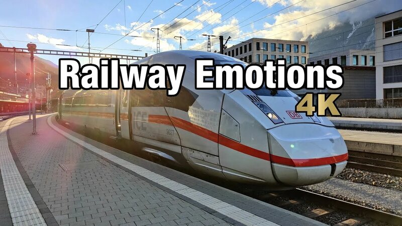 4K Highspeed train cab ride into the Swiss Alps! (Switzerland | ICE ...