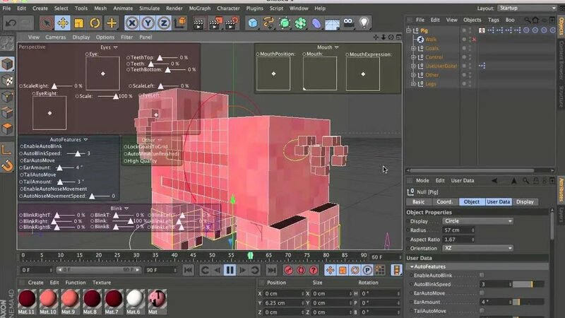 Cinema 4D - Minecraft Pig Rig - Yandex Video aramada çevrimiçi izle