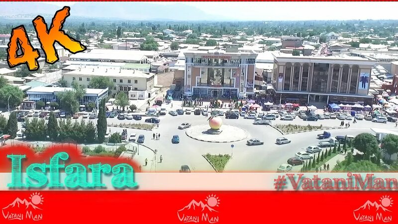 Isfara Drone 4K | Исфара с высоты птичьего полета | Съемка с ...