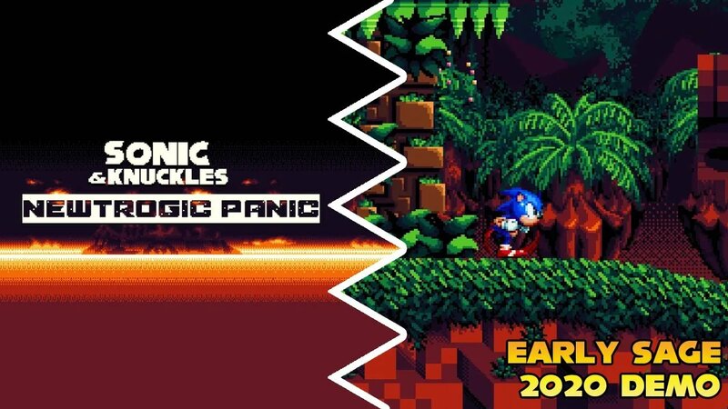 Sonic & Knuckles: Newtrogic Panic (Fangame) - Early SAGE 2020 Demo ...