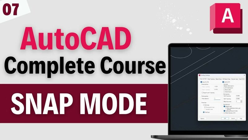 Snap Mode in AutoCAD Complete Tutorial | Polar Snap, Grid Snap and ...