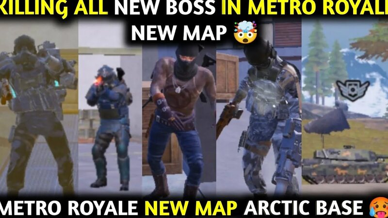 Killing All New BOSS In Metro Royale New Arctic BASE MAP PUBG Metro ...