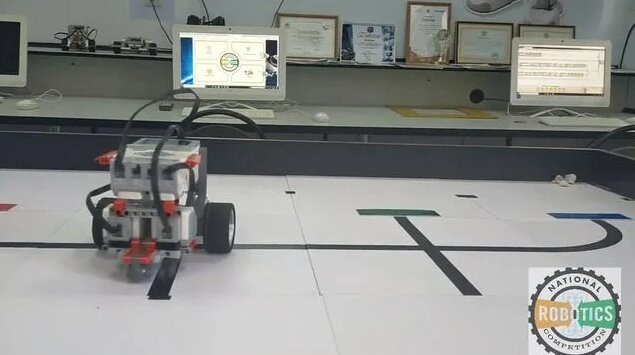 LEGO Education EV3. Екі роботтың өзара байланысы. Массив және Bluetoth./Взаимодействие двух ...