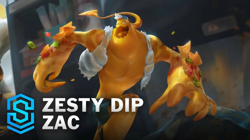 Zesty Dip Zac Skin Spotlight - League of Legends - Watch online in ...