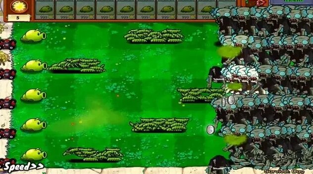 Plants vs Zombies : Insect Peashooter Team Use Plant Food - Смотреть ...