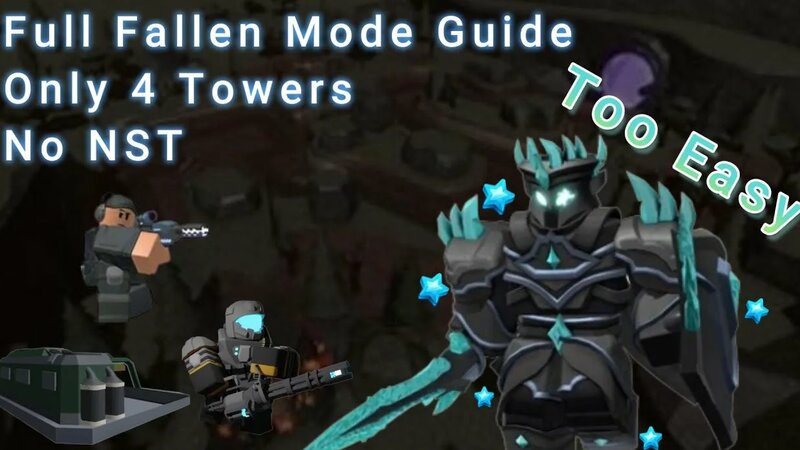 How to Easily Solo Fallen Mode With No Special Towers TDS! (2025 ...