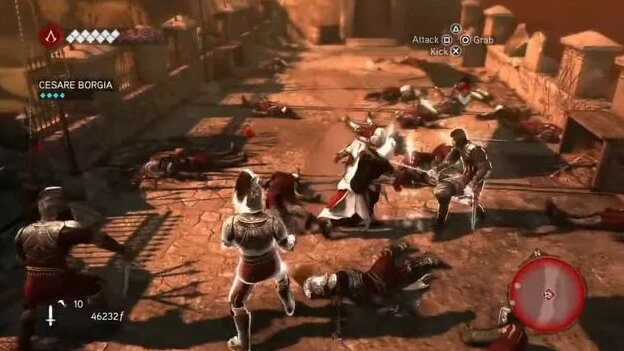 Assassin's Creed: Brotherhood - Cesare Borgia Boss Fight - Смотреть ...