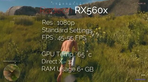 Top 7 Battle Royale Benchmark RX 560x |AMD Radeon RX 560x Gaming ...