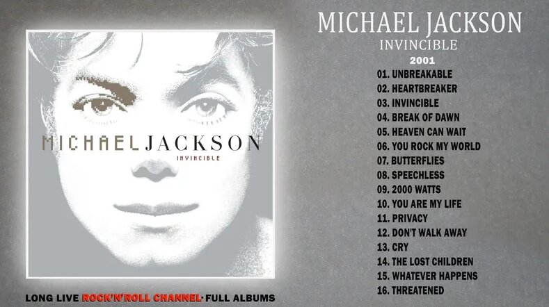 Michael Jackson - Invincible (2001) - Full Album — Видео от Rock ’n ...
