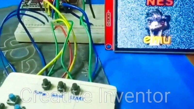 Nintendo 8-Bit Nes Emulator, Mario Contra and Many More Games, Arduino ...