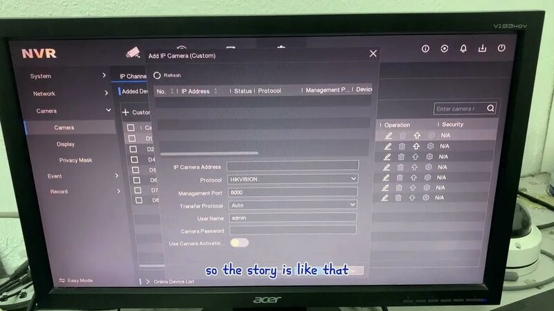 Hik Vision: Setup & Configure POE NVR DS-7608ni-Q2/8P with POE Port NVR ...