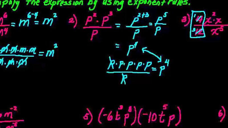 Exponent Rules Ex 1 - Смотреть онлайн в поиске Яндекса по Видео