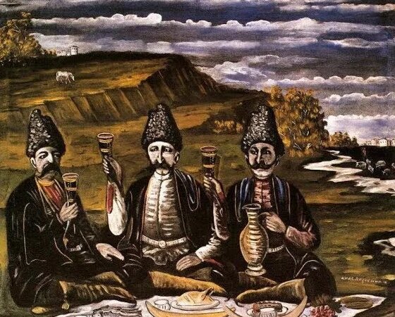 Georgian Polyphonic Song. Ensemble Rustavi - 'Mravalzhamier ...