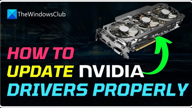 How to update Nvidia Graphics Drivers on Windows 11/10 || Install ...