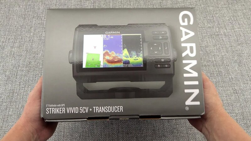 Garmin Striker Vivid 5cv with GT20-TM transducer Unboxing - Смотреть ...