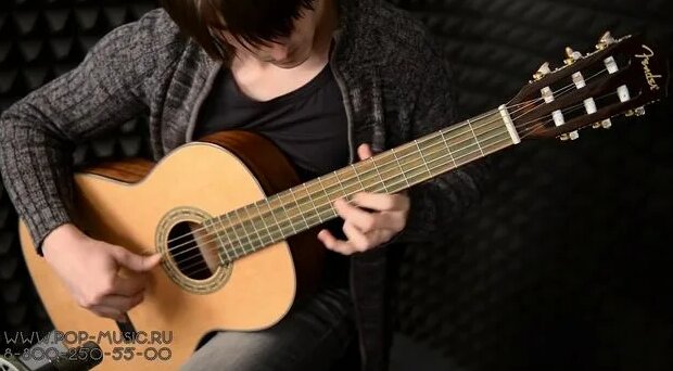 Fender CN-90 Natural - классическая гитара среднего ценового диапазона ...