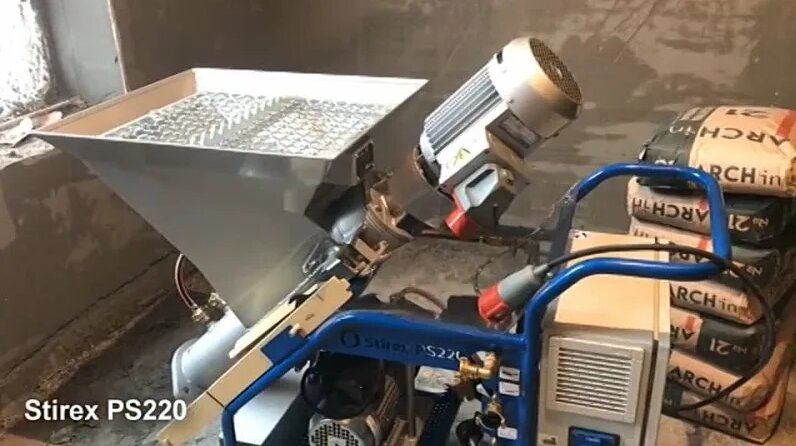 Штукатурная станция Stirex Ps220 обзор — Видео от Алексей Пряхин ...